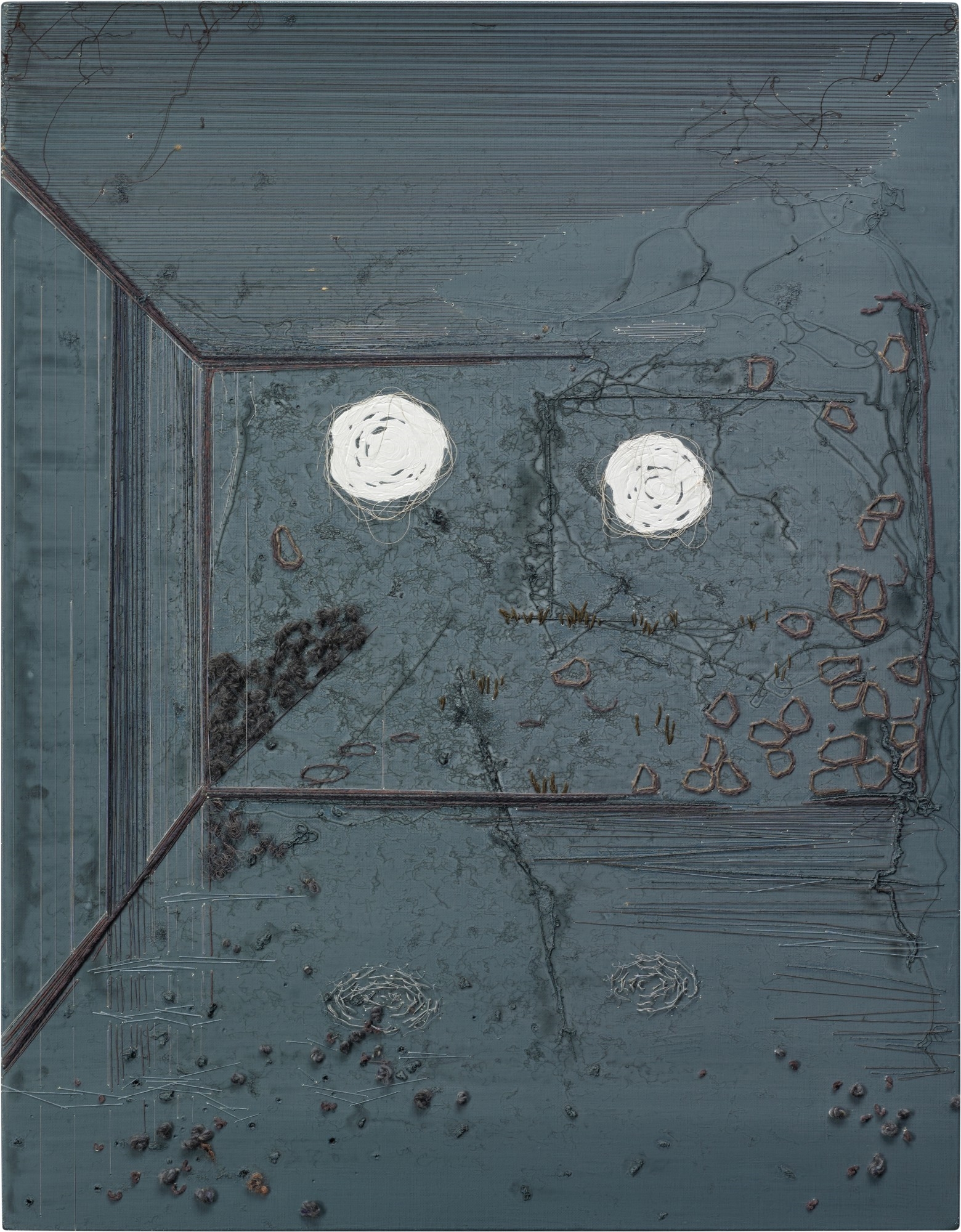 Michael Raedecker | Scene (1997) | MutualArt