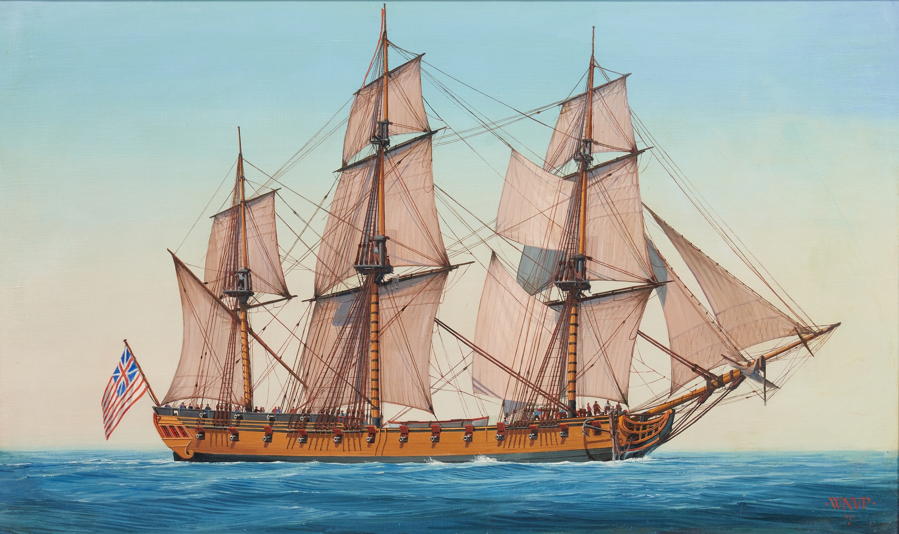 William Noland Van Powell | Revolutionary War 32-gun frigate USS ...