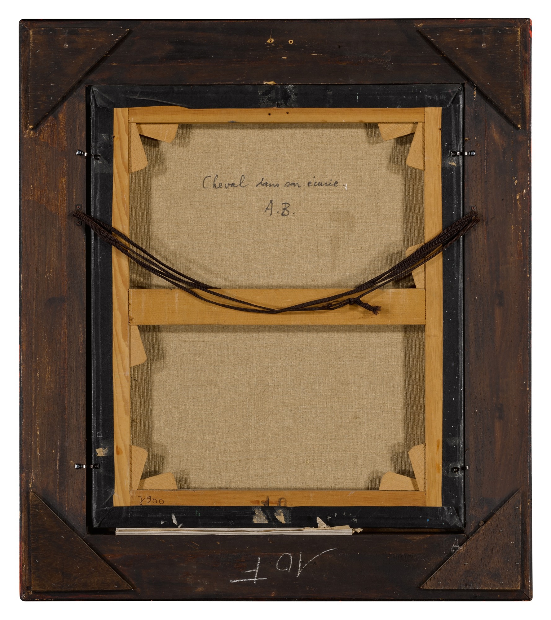 Andre Brasilier | Cheval dans son écurie (1971) | MutualArt