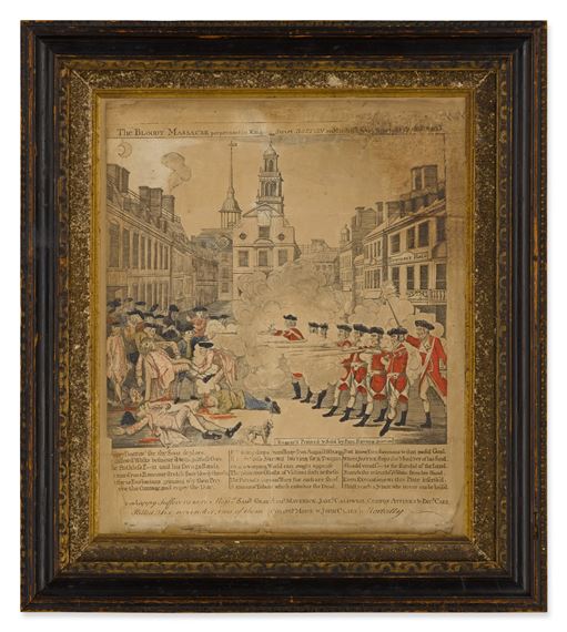 Paul Revere | The Bloody Massacre perpetrated in King Street Boston on ...