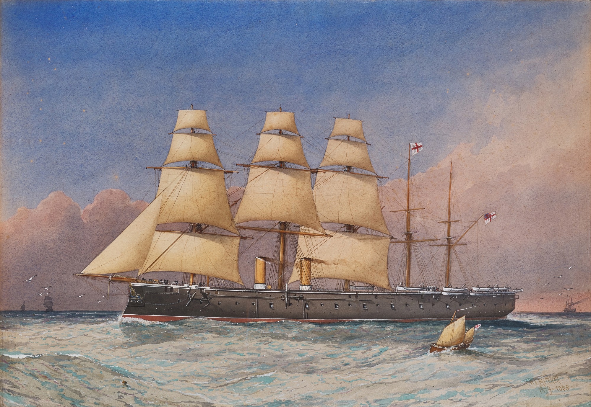 William Frederick Mitchell | A collection of shipping scenes (1055 ...