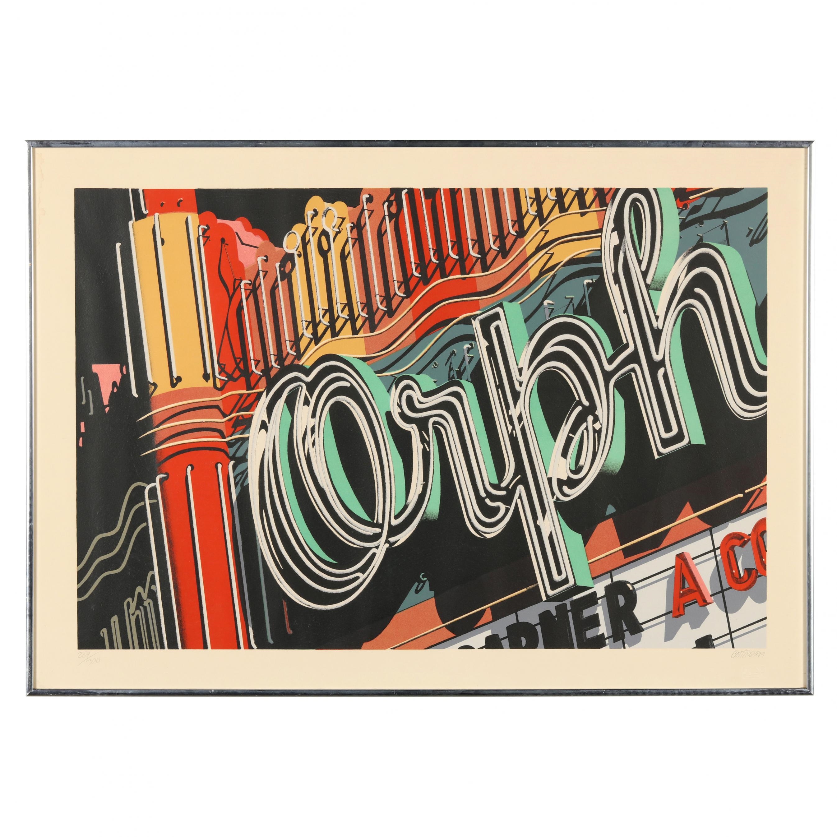 Robert Cottingham | Orph (1972) | MutualArt