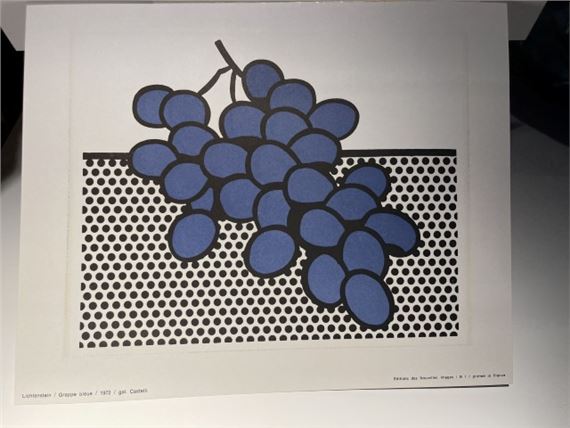 Roy Lichtenstein | Blue Grapes - Castelli (1972) | MutualArt