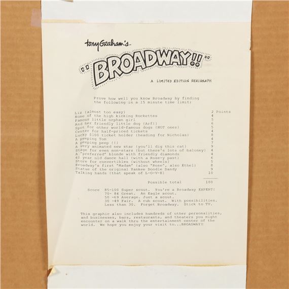 Tony Graham | Broadway!! (New York City) (1981) | MutualArt