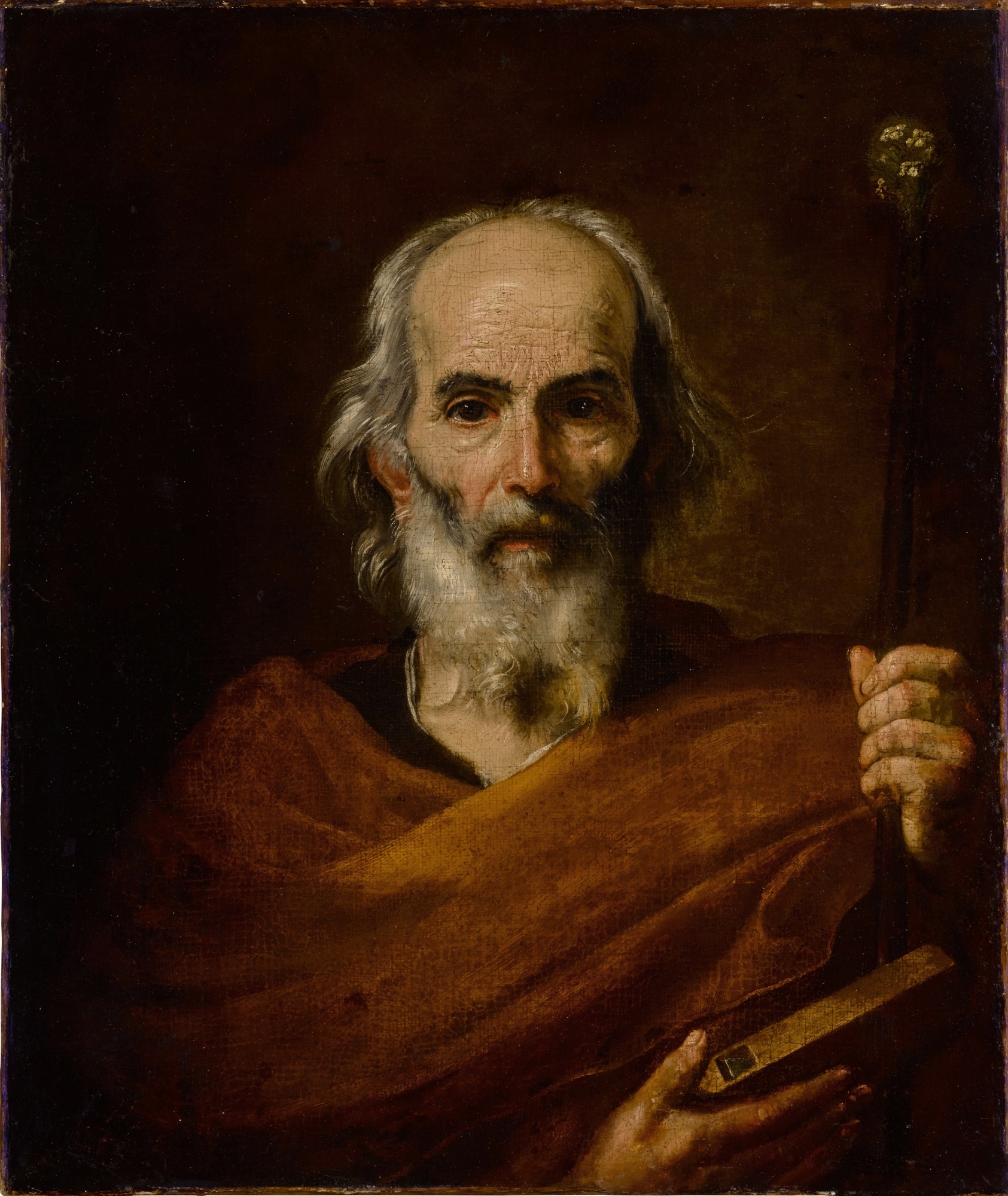 Jusepe de Ribera | Saint Joseph with a plane and square | MutualArt