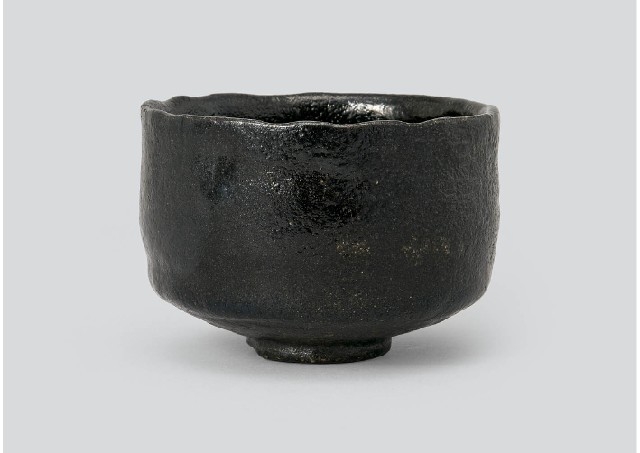 Chonyu Raku VII | Black tea bowl in style of Toyobo | MutualArt
