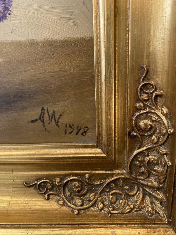 Anna Westphal | Still life with flowers (1948) | MutualArt