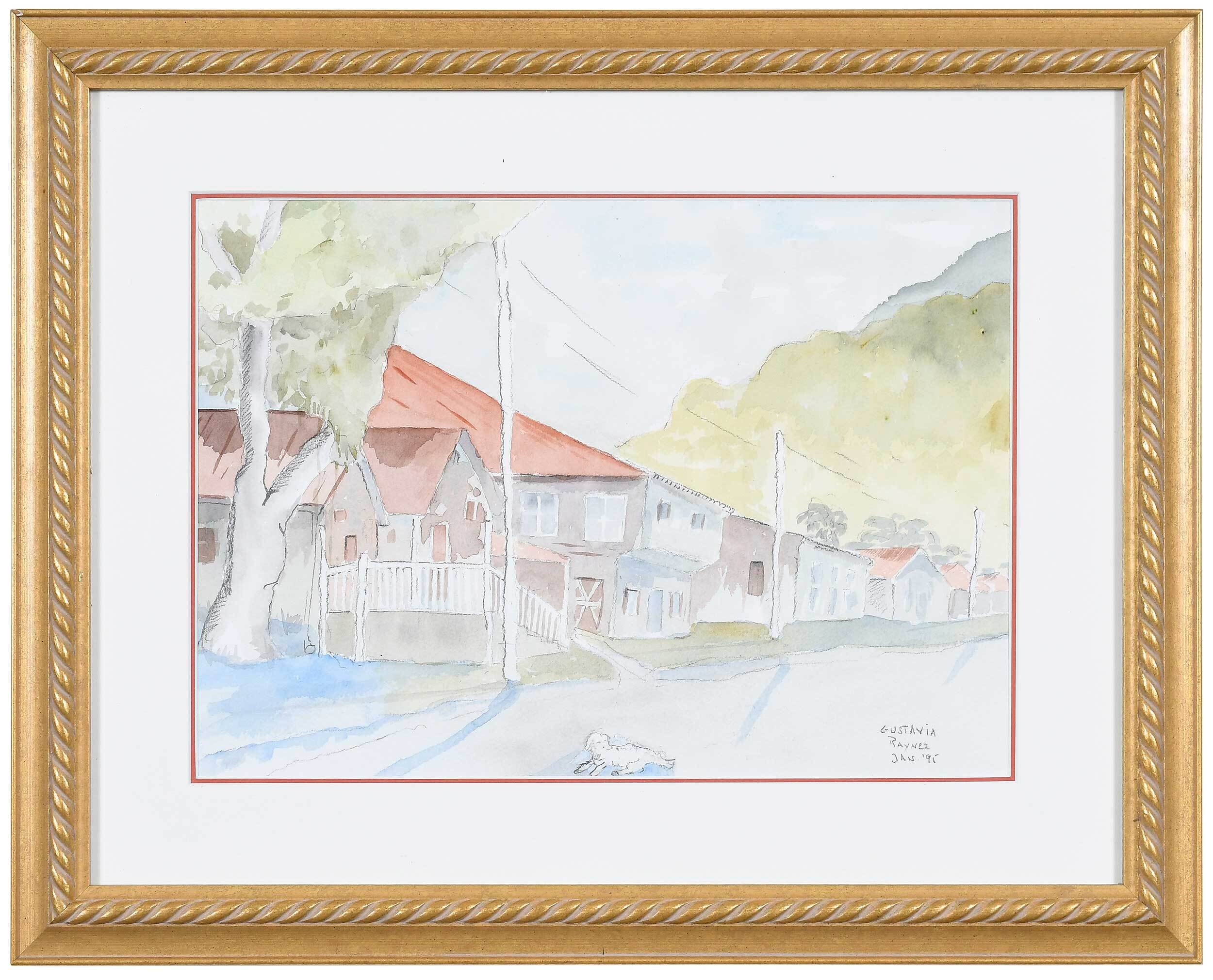 William Rayner | Eygalières Olive fields (1998) | MutualArt