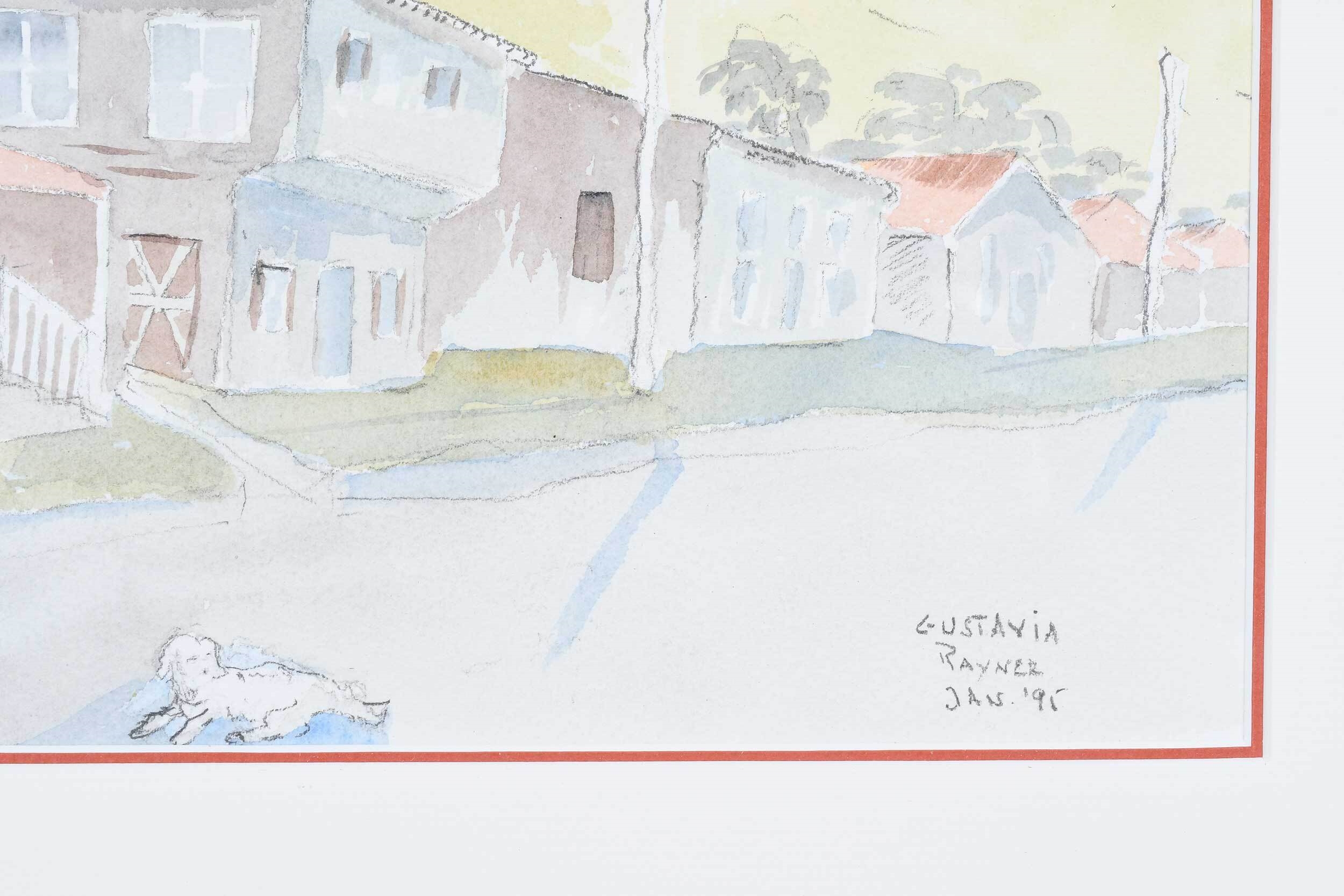 William Rayner | Eygalières Olive fields (1998) | MutualArt