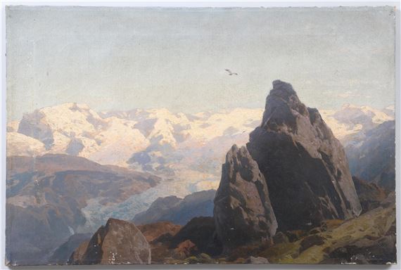 Frederick Judd Waugh | mountain landscape | MutualArt