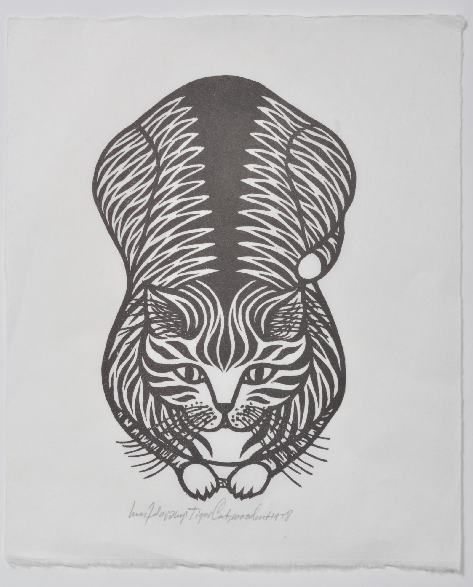 Jacques Hnizdovsky | Tiger Cat (1978) | MutualArt