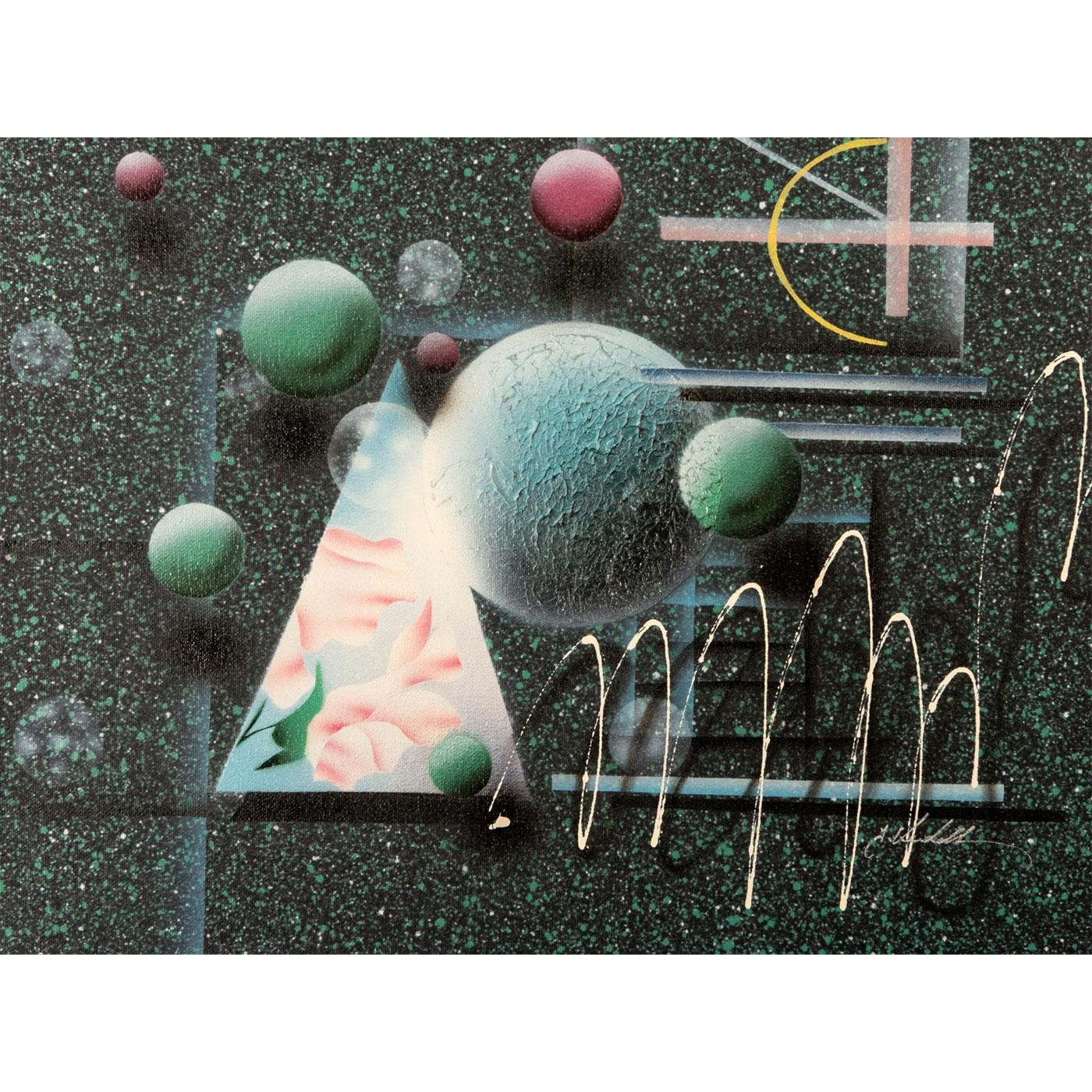 J Kendall | ABSTRACT CELESTIAL PAINTING (20) | MutualArt