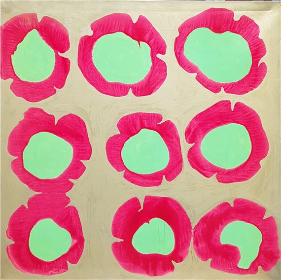 Hugo Jules Mathias | COMPOSITION VERTE ET ROUGE | MutualArt