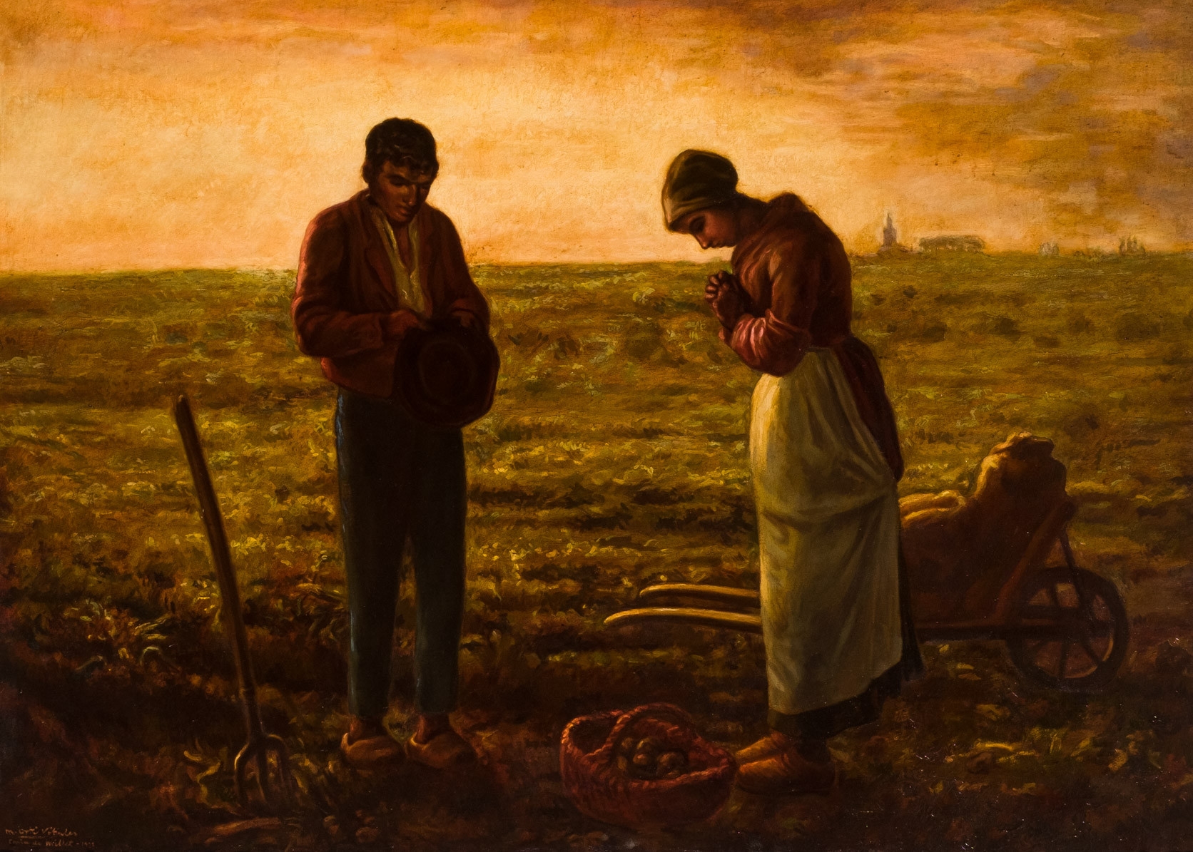 Spanish School, 20th Century | El Ángelus (1973) | MutualArt