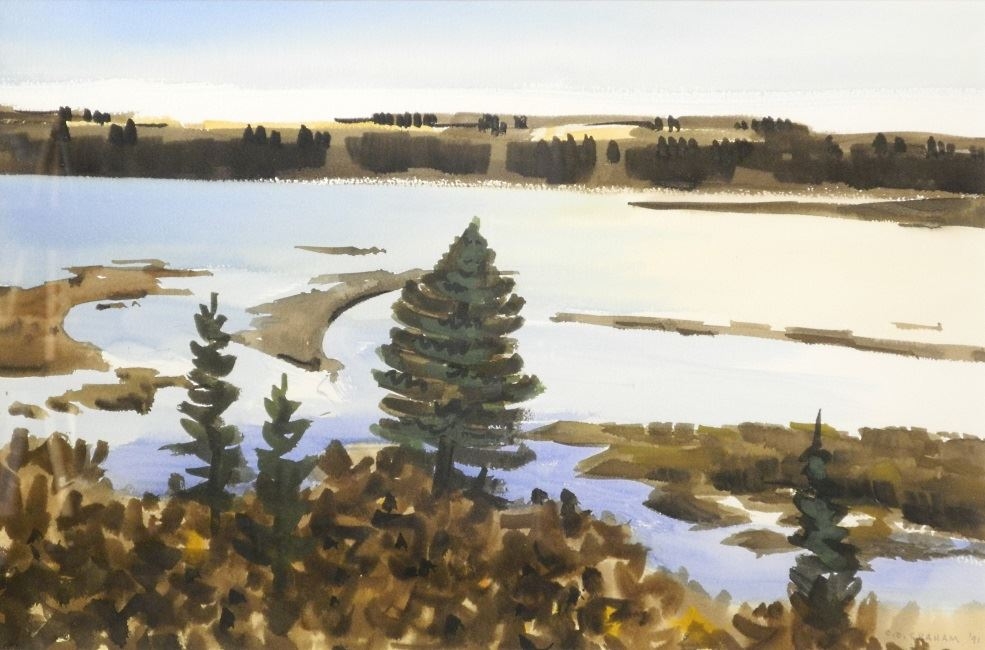 Colin Graham | Lake Scene (1991) | MutualArt