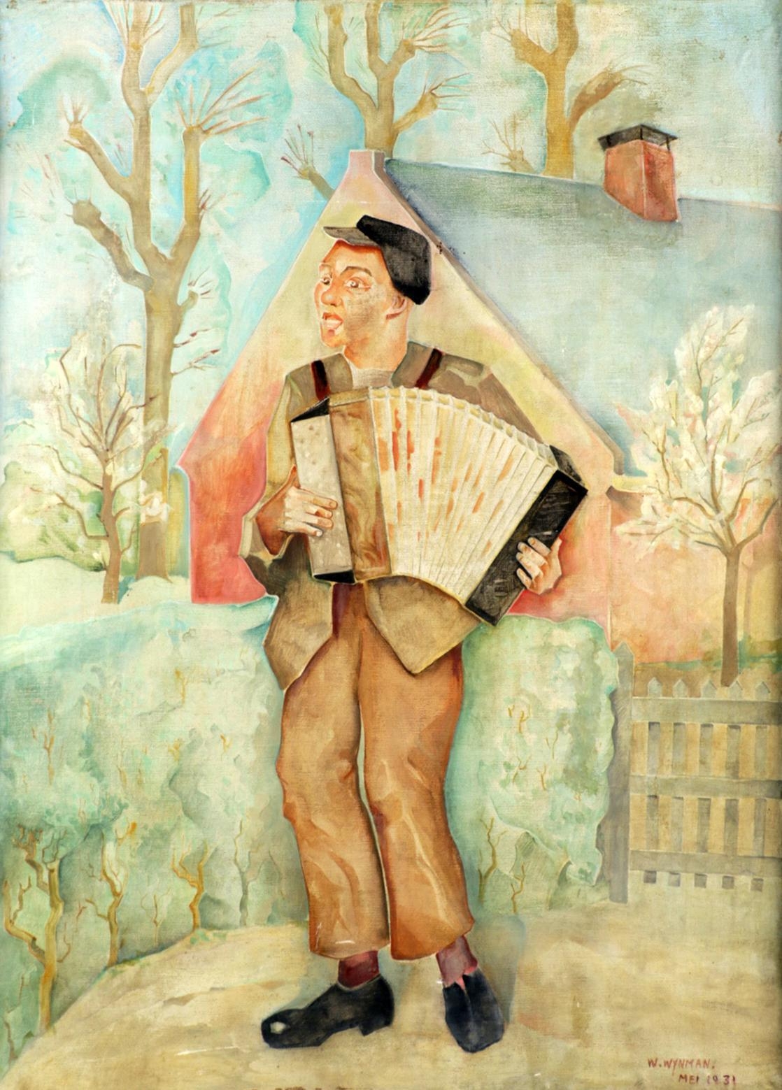 Wilhelm Ferdinand Wynman | Accordeonspeler | MutualArt