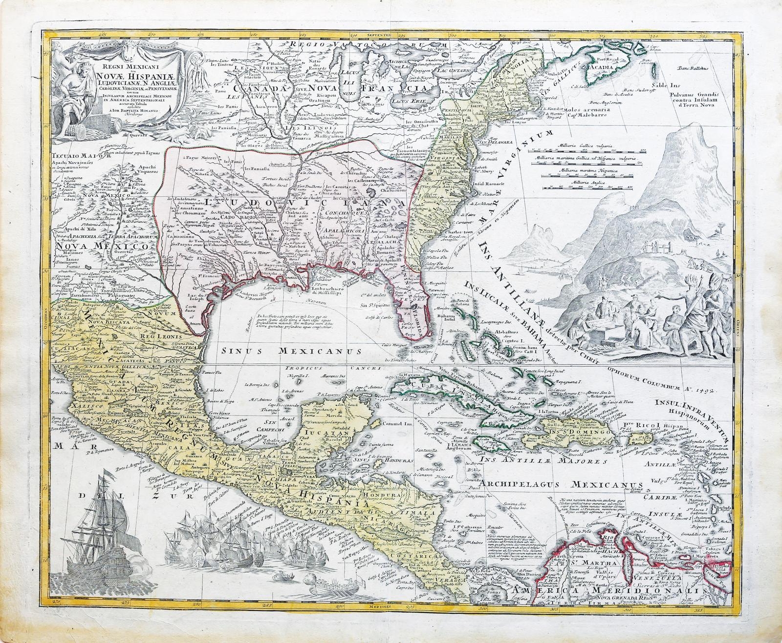 Johann Baptist Homann | MAP OF NEW SPAIN | MutualArt