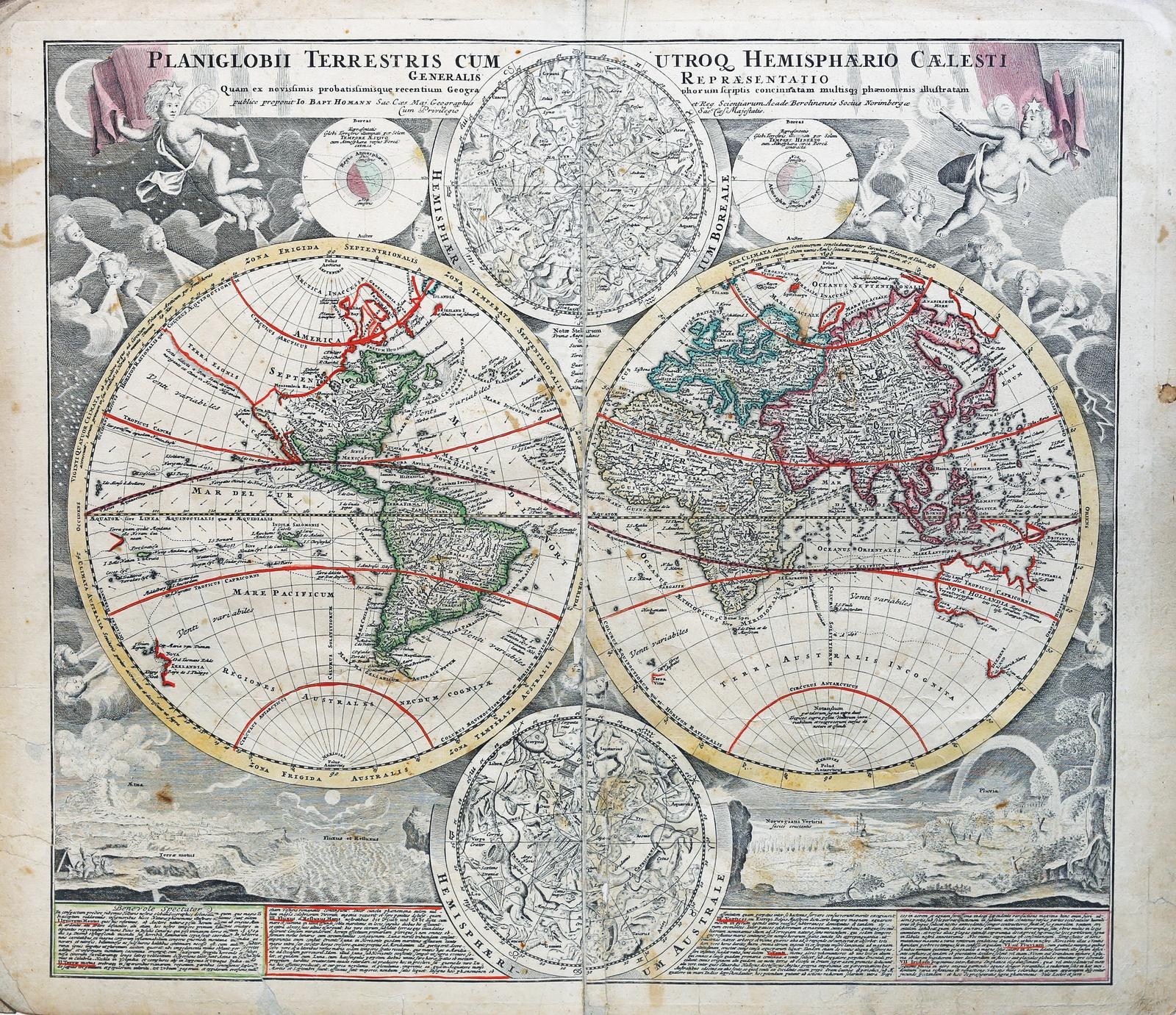 Johann Baptist Homann | MAP OF THE WORLD | MutualArt