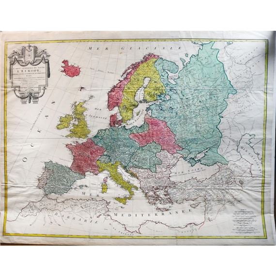 Matthew Albert Lotter | MAP OF EUROPE (1782) | MutualArt
