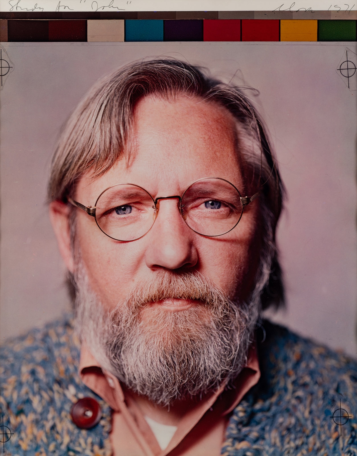 Chuck Close | Study for John (1971) | MutualArt