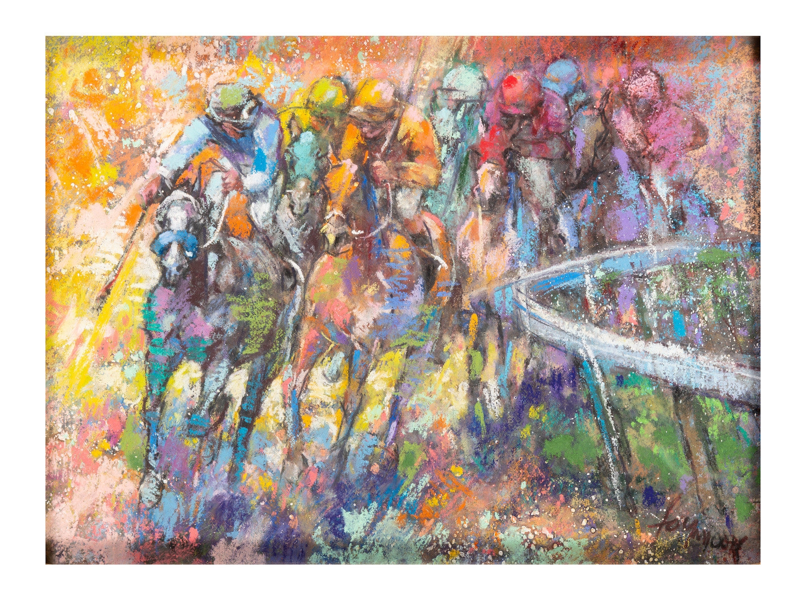 Fay Moore | Crowding the Rail (2003) | MutualArt