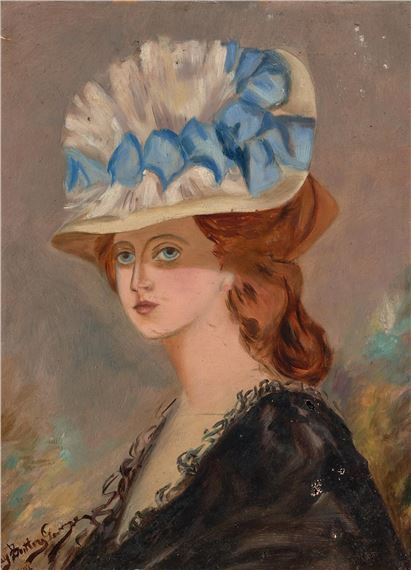 May Butler-George | Portrait of Young Woman (1904) | MutualArt