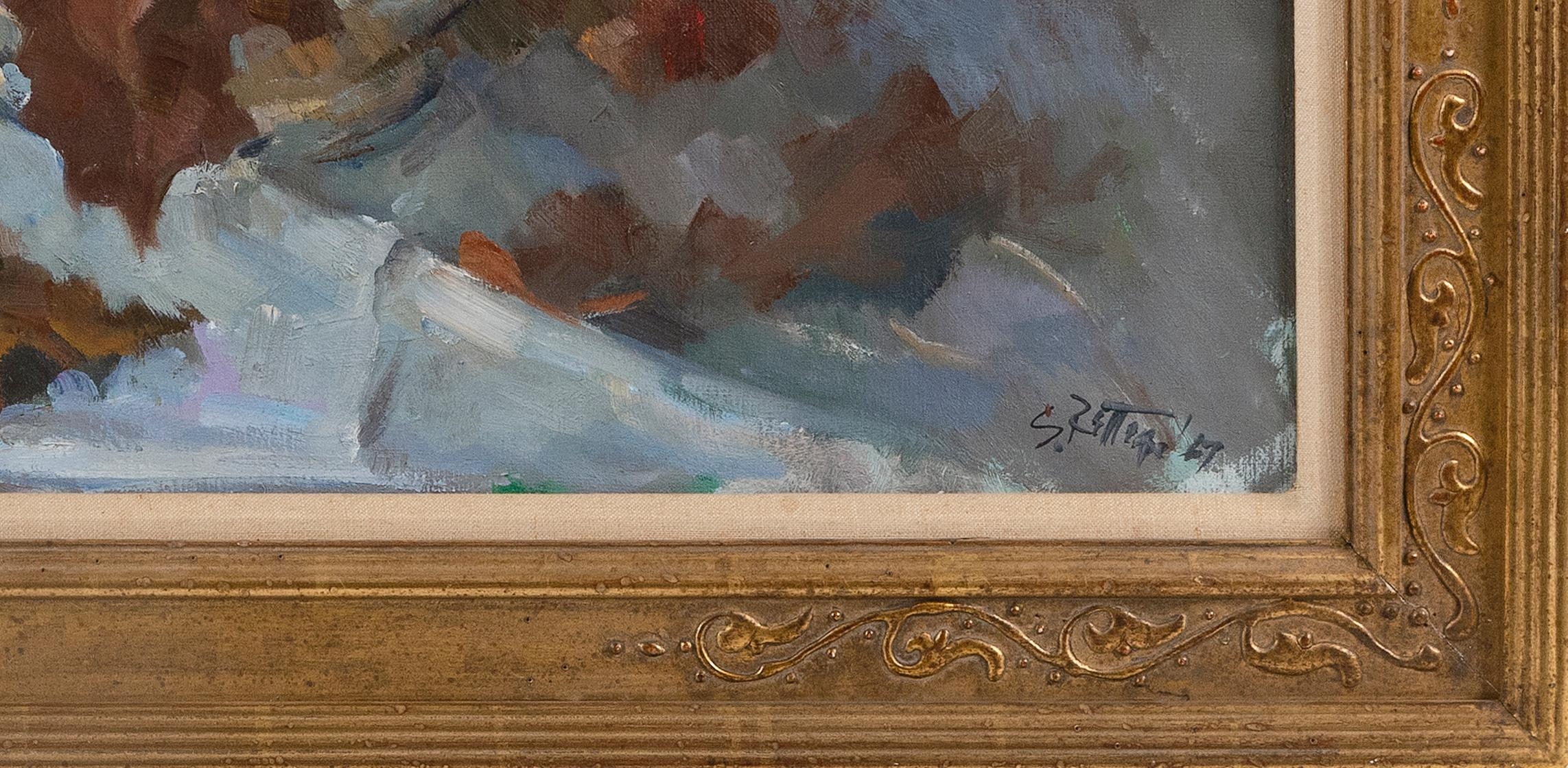 Steven Rettegi | Still life of autumn leaves. | MutualArt