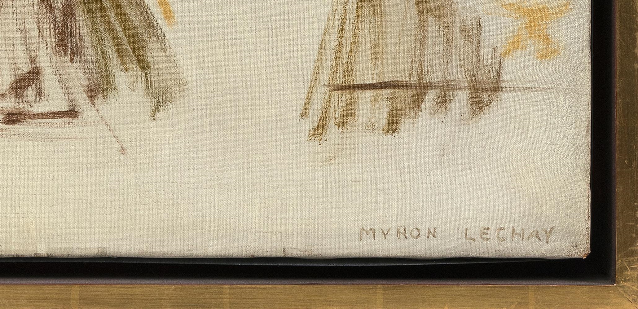 Myron Lechay | Still life with a clock. | MutualArt