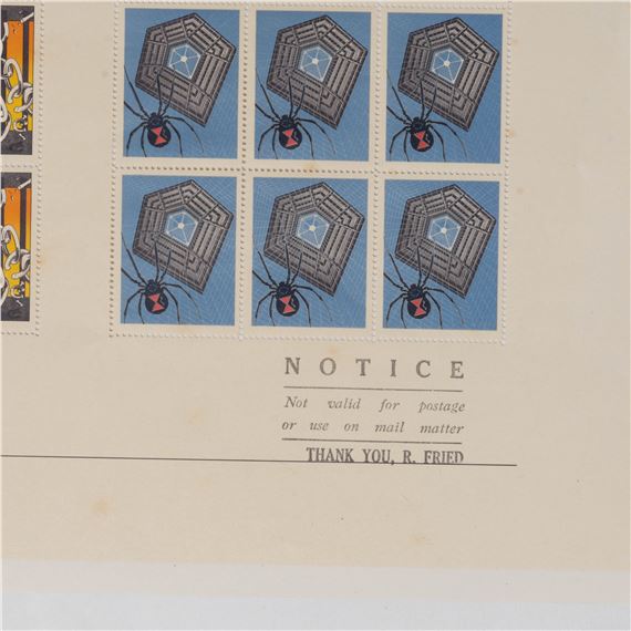 Robert Fried | Poster Stamps and Non-Negotiable Eights (1973) | MutualArt