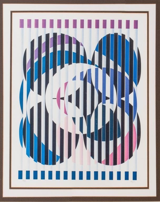 Yaacov Agam | Op Art abstract Agamograph | MutualArt