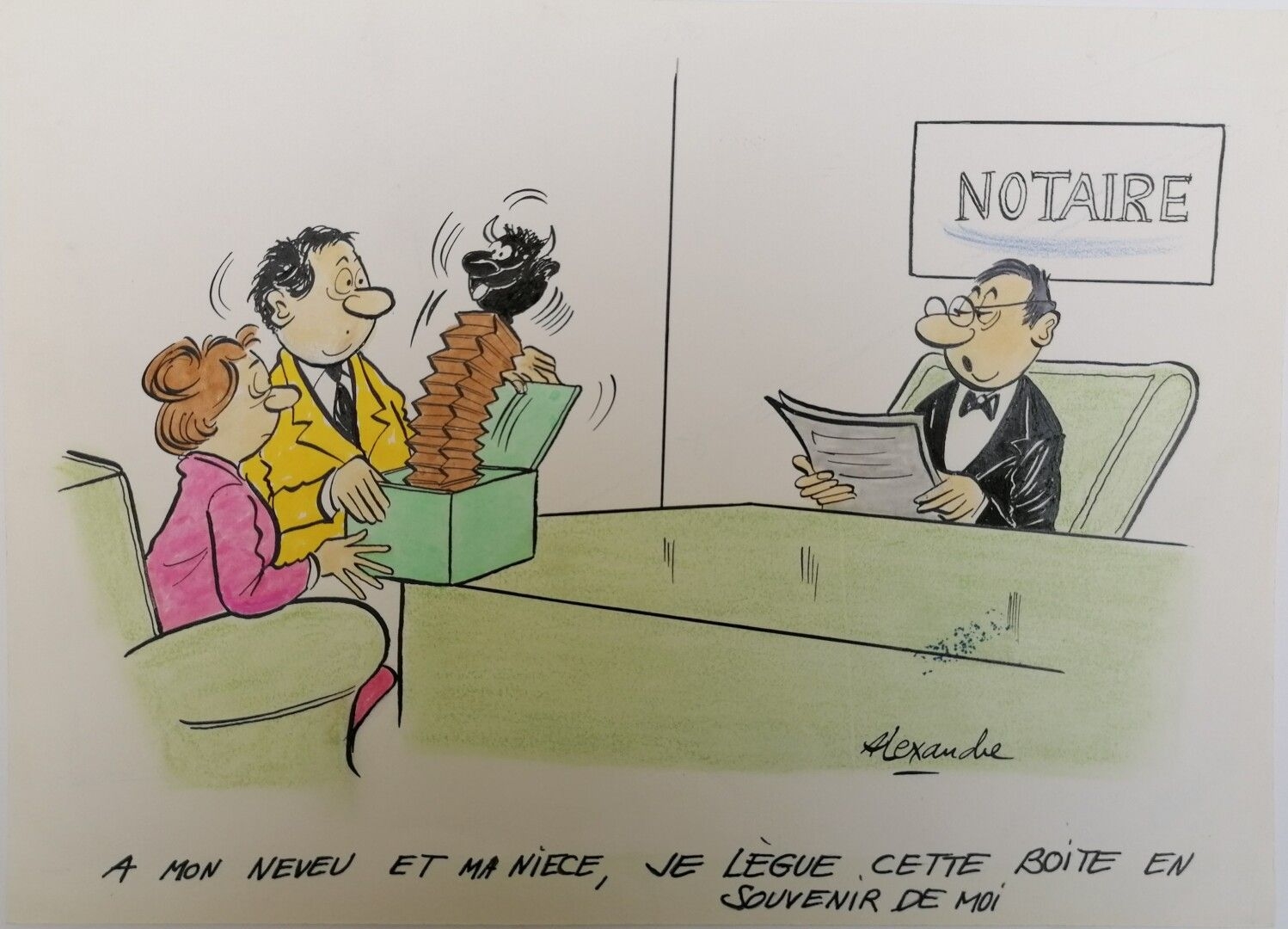 Robert Huet | To my nephew and my niece, I leave this box in memory of ...