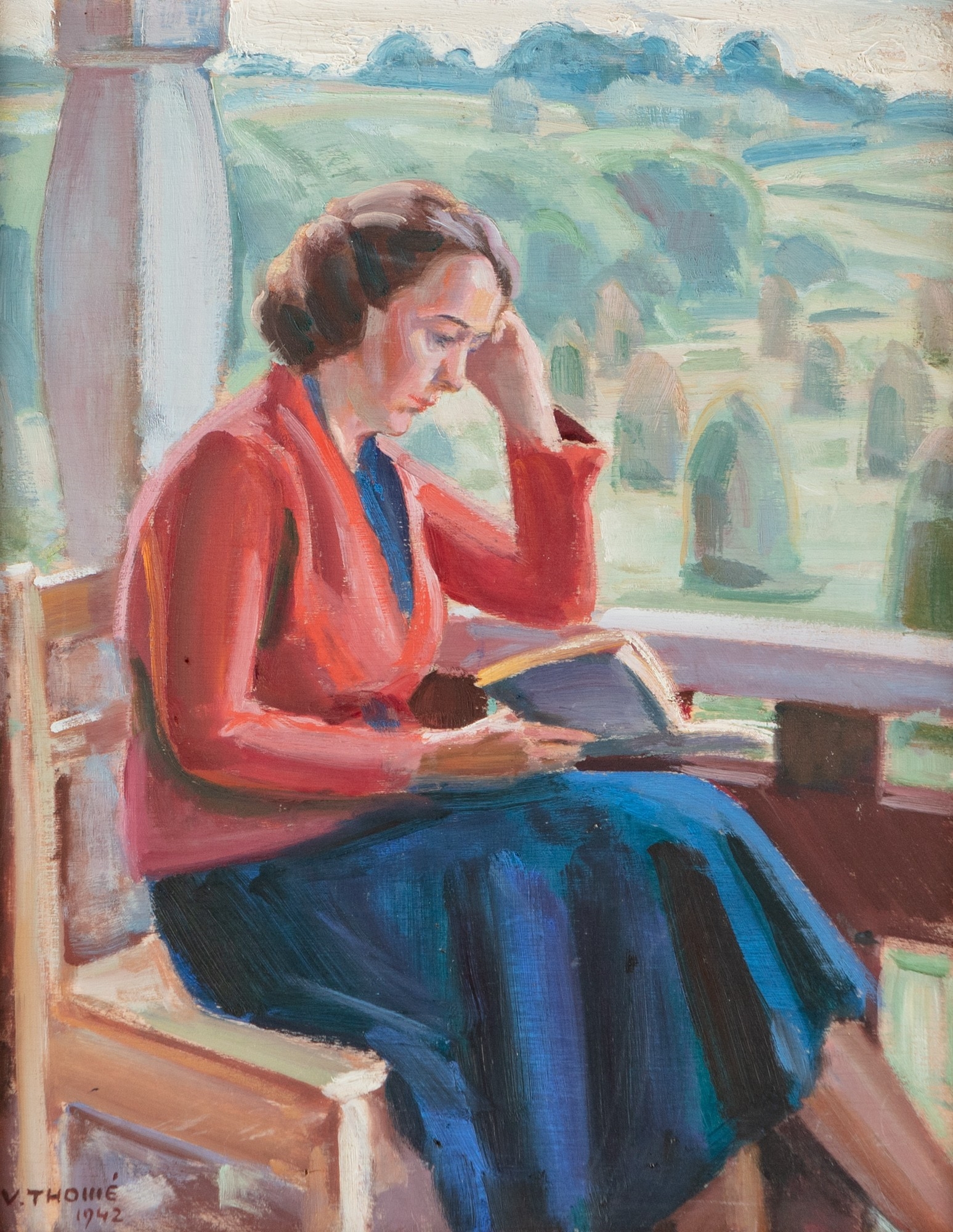 Verner Thomé | On the veranda | MutualArt