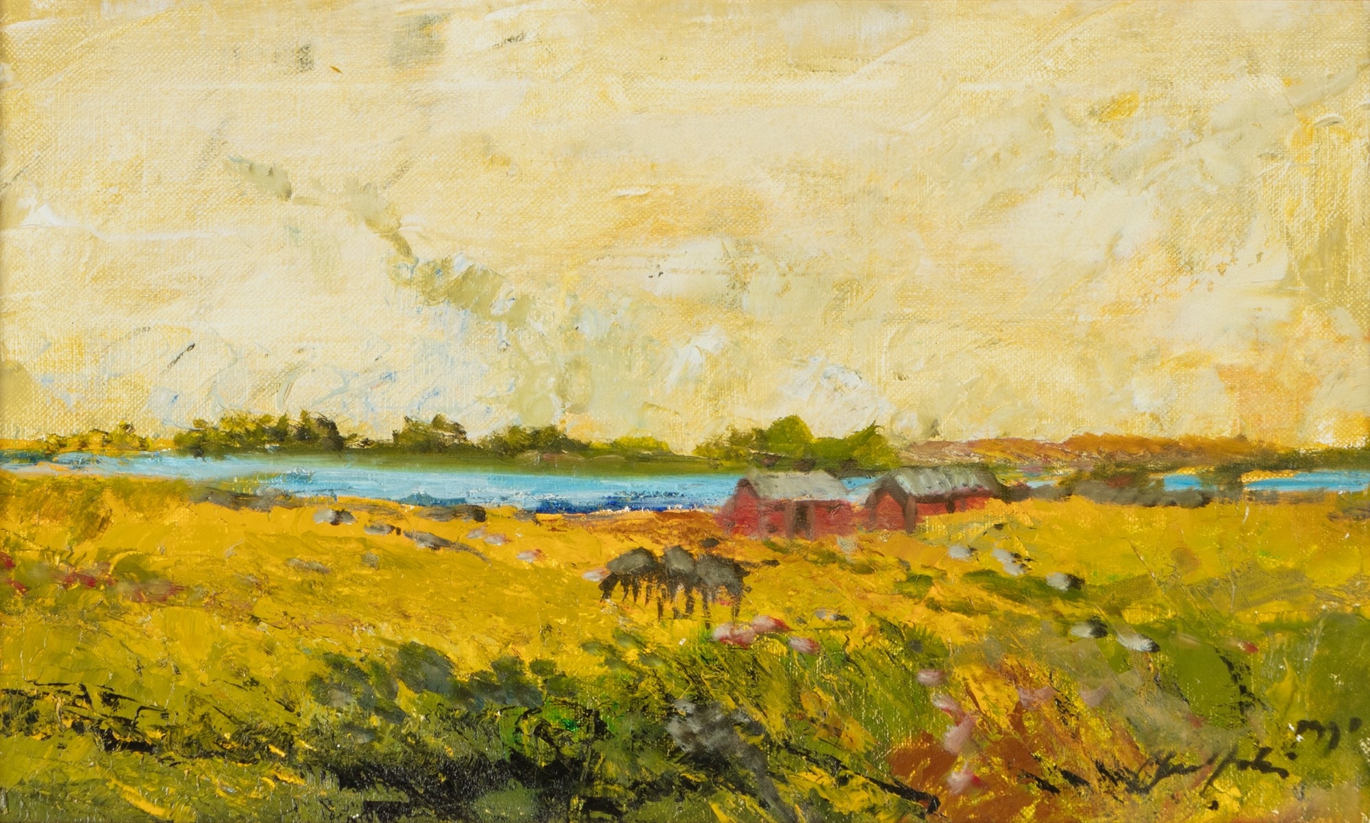 Olli Joki | Aurinkoinen päivä sydän-Suomessa (1991) | MutualArt