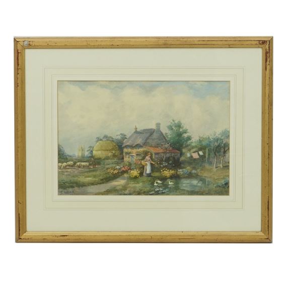 Thomas Noel Smith | Village Scene with Cottages | MutualArt