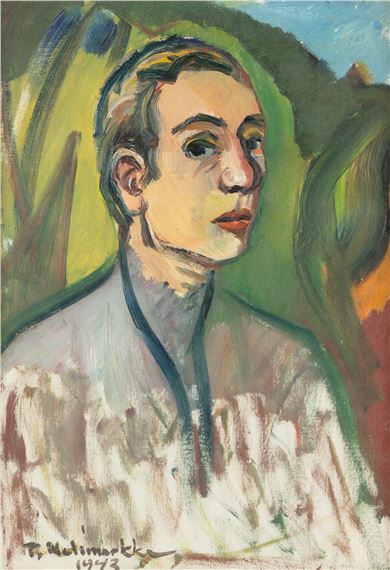 Tuomas Nelimarkka | Self-portrait (1943) | MutualArt