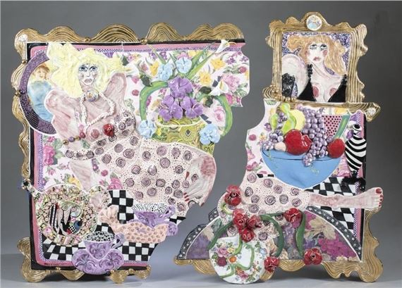 Laney Oxman | Ceramic wall sculpture (1995) | MutualArt