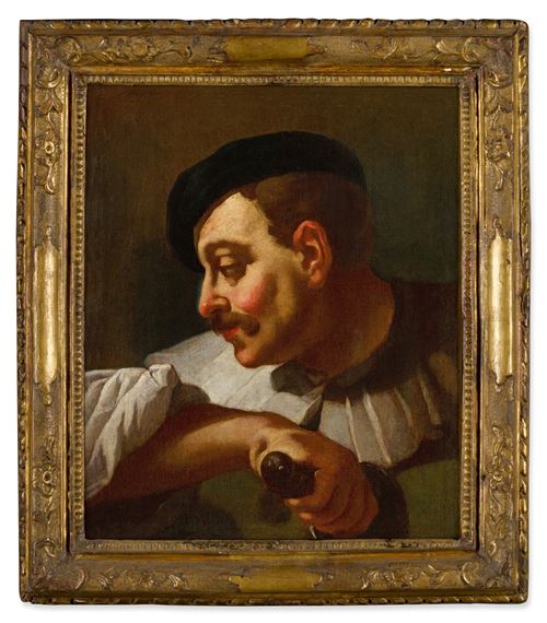 Giovanni Batista Piazetta | Portrait of a man, head and shoulders ...