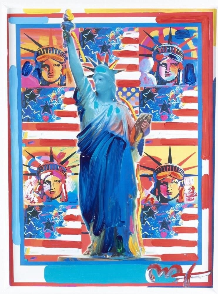 Peter Max | God Bless America | MutualArt