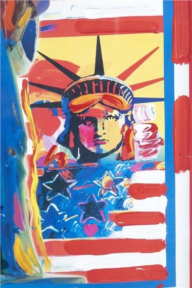 Peter Max | God Bless America | MutualArt