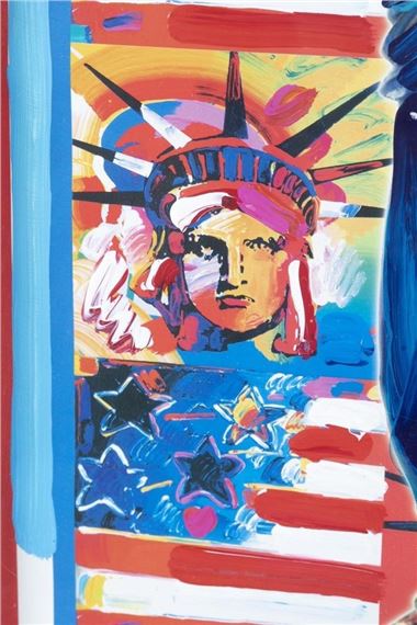 Peter Max | God Bless America | MutualArt