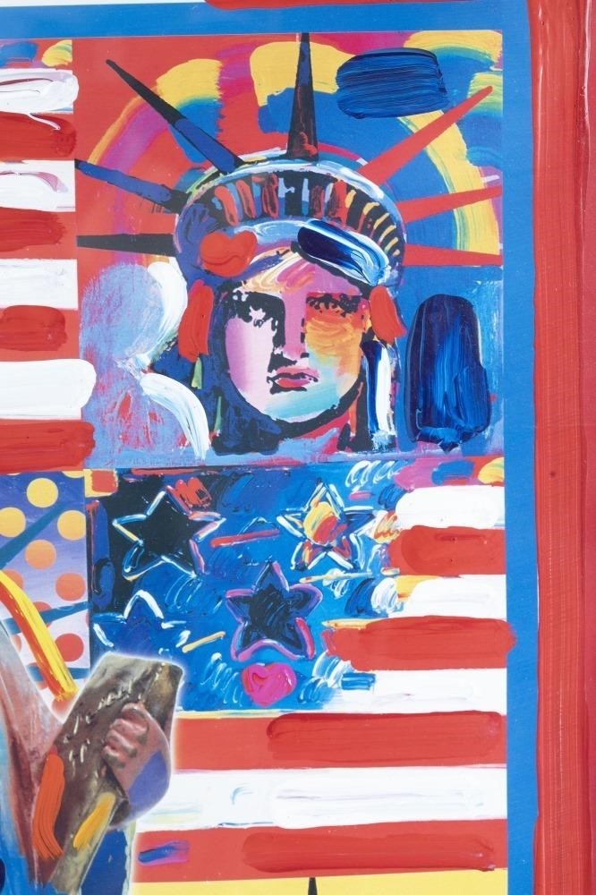 Peter Max | God Bless America | MutualArt