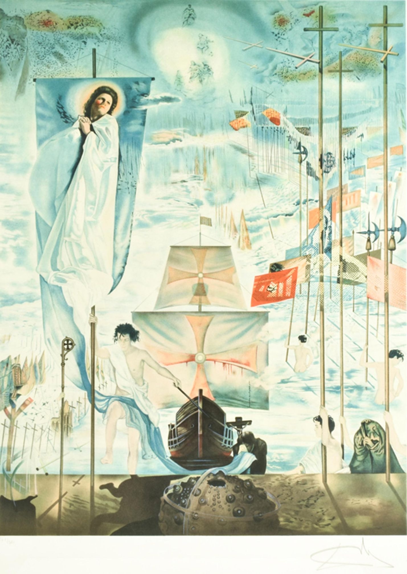 Salvador Dalí | The Discovery of America by Christopher Columbus ...