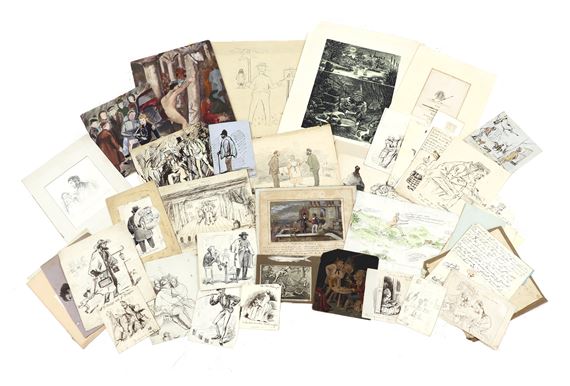 British School, 19th Century | A collection of various eccentric ...