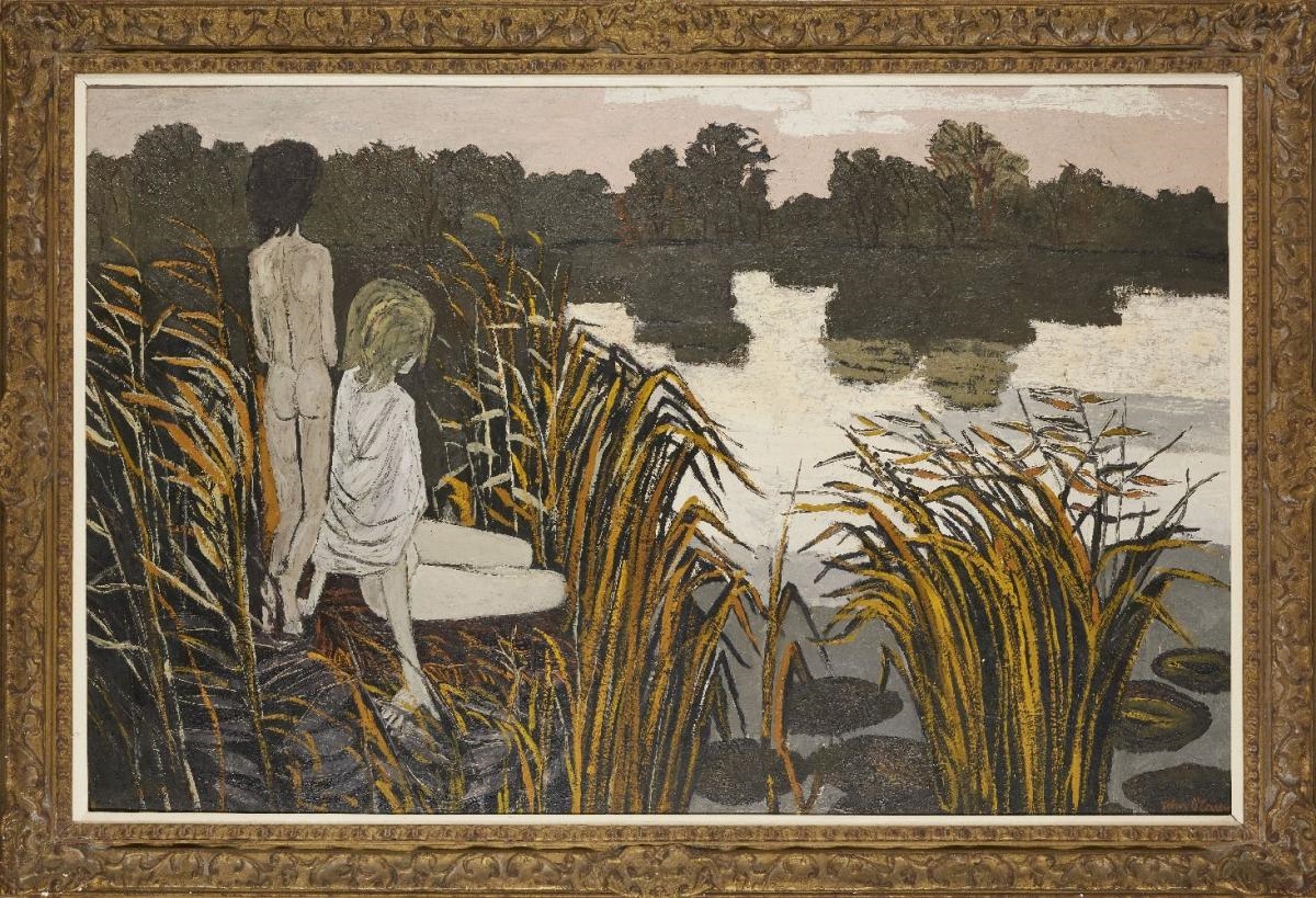 John Scorror O'Connor | 2014- Girls by a lake | MutualArt