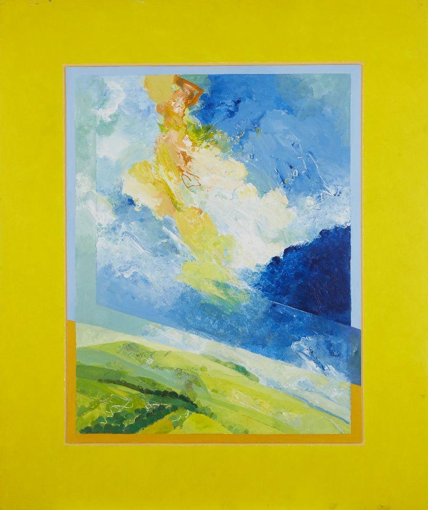 David Leverett | Yellow Landscape | MutualArt