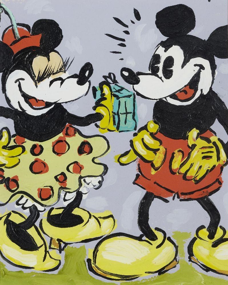 Fiona Rae | Mickey Mouse Christmas Card | MutualArt