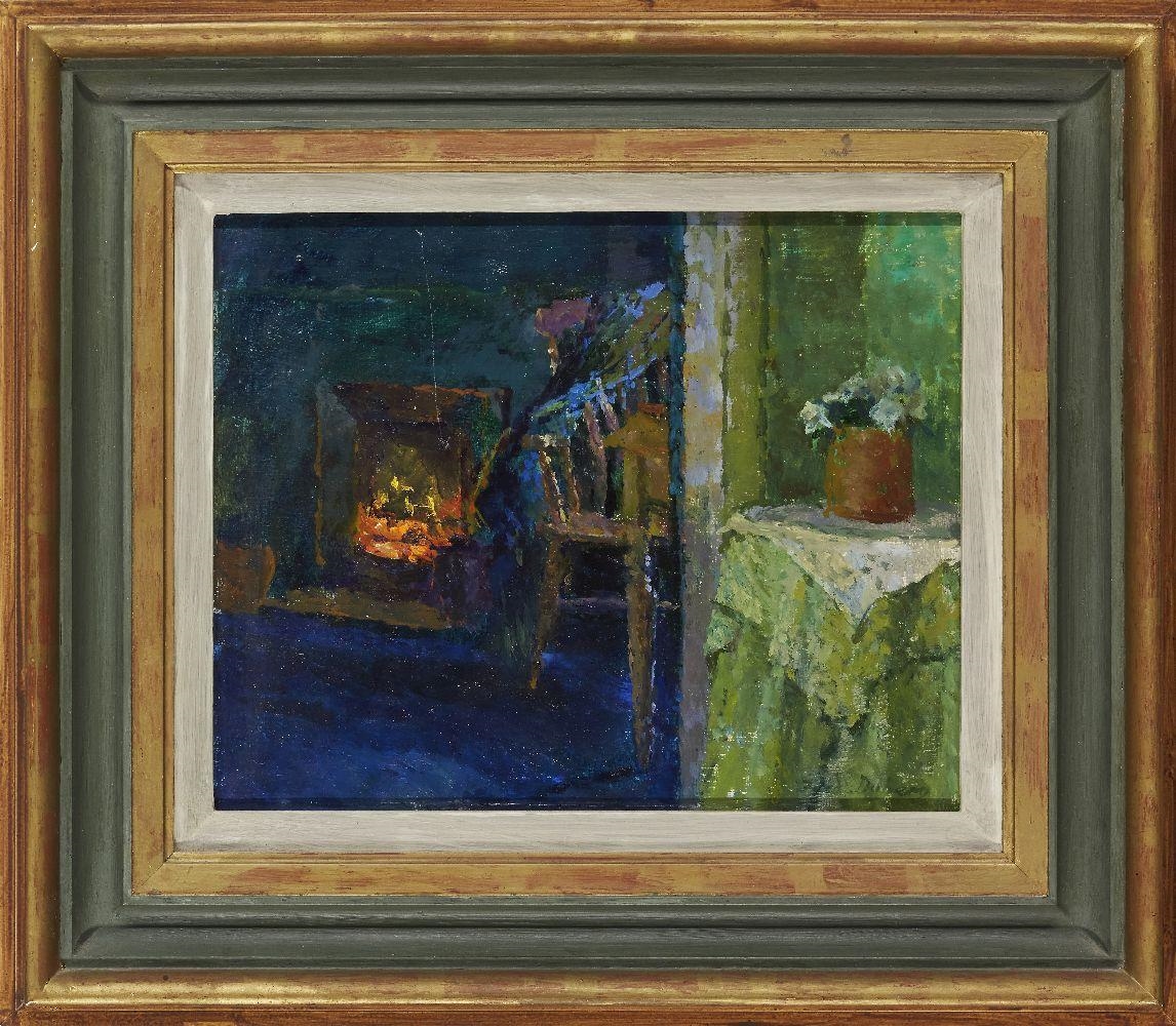 Fred Dubery | Interior with a Fireplace | MutualArt