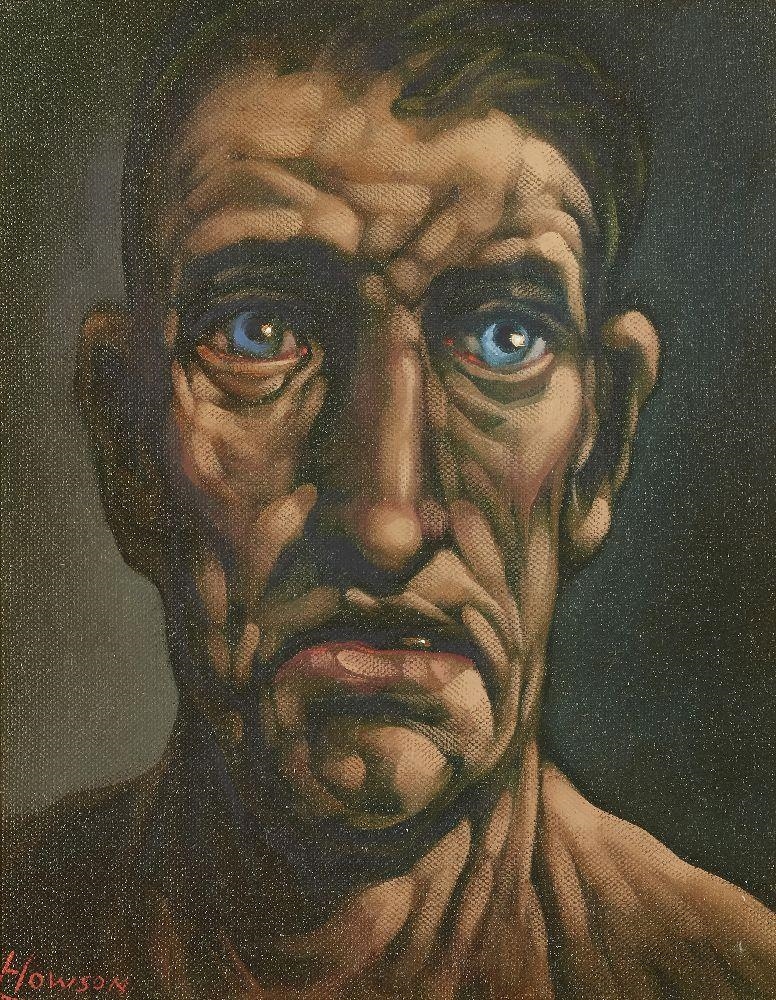 Peter Howson Obe | Portrait of a man's head | MutualArt