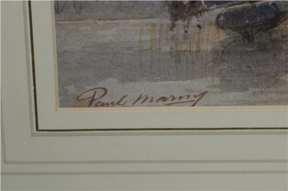 Paul Marny | Montreuil sur Mer; French river scene | MutualArt