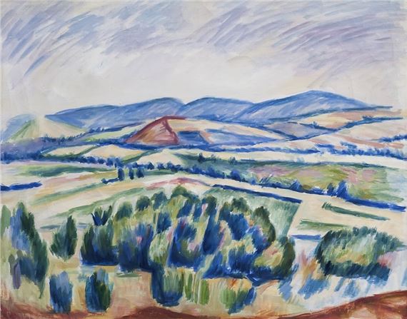 Otakar Marvánek | Krajina v Brdech (1916) | MutualArt